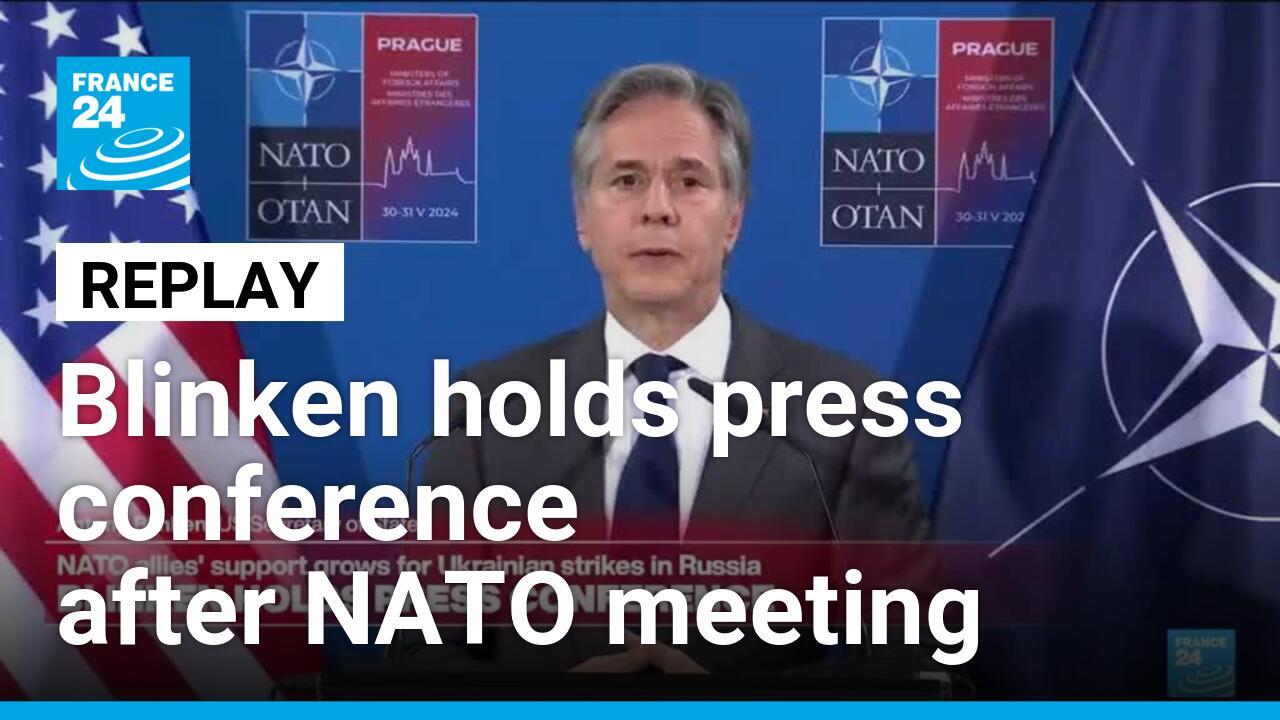 REPLAY - Blinken holds press conference as NATO allies support grows for Ukraine strikes in ...